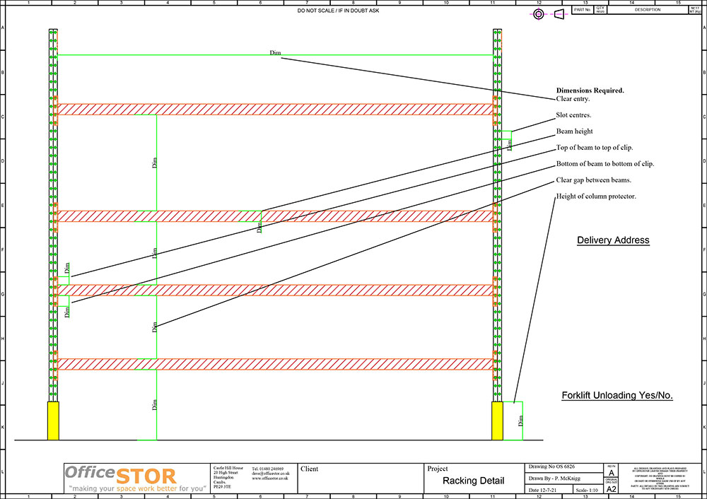 Mezzanine handrail safety netting | MeshSTOR