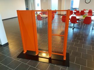 Clear Plastic Partitions | MeshSTOR