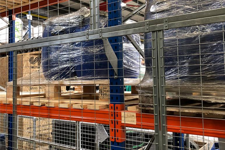 Water treatment company takes steps to protect staff walkway and pallet ...