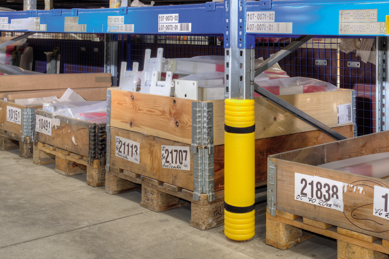 Black Bull Pallet Racking Protectors - plastic | MeshSTOR