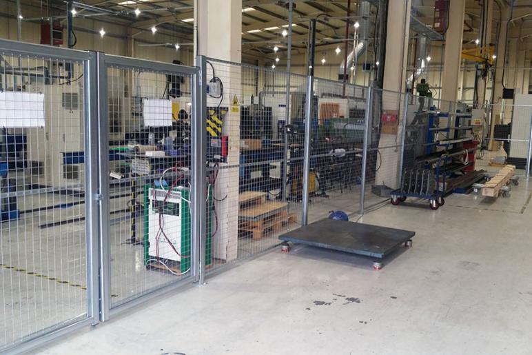 Factory production area mesh partitioning | MeshSTOR