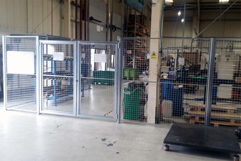 Factory production area mesh partitioning | MeshSTOR