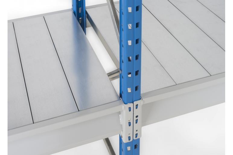 Security mesh longspan shelving & racking with lockable doors | MeshSTOR