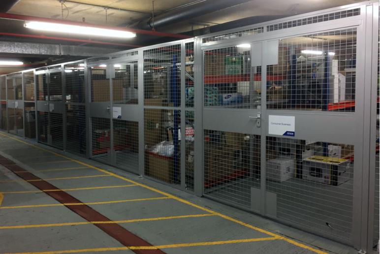 Self Contained Departmental Mesh Caged Partitioning | MeshSTOR