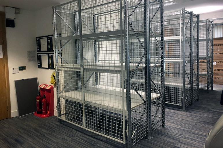 District Council IT team choose security mesh shelving | MeshSTOR
