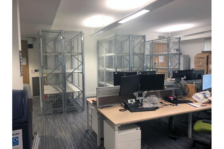 District Council IT team choose security mesh shelving | MeshSTOR