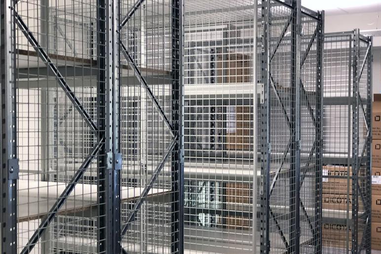 District Council IT team choose security mesh shelving | MeshSTOR