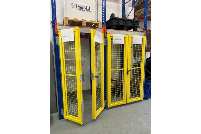 Quarantine Mesh Doors for Racking | MeshSTOR