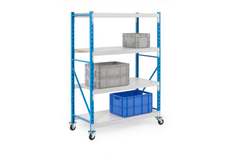 Mobile Longspan Shelving Trolleys | MeshSTOR