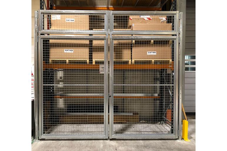 How to protect oversized pallets with mesh partitioning | MeshSTOR