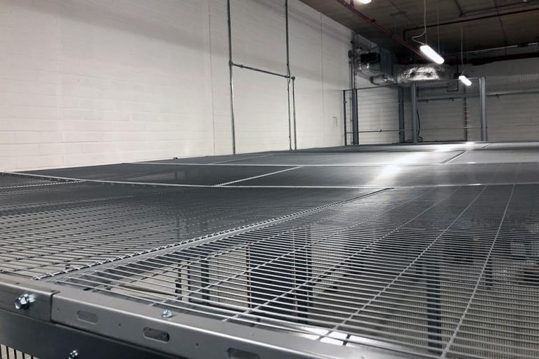 Mesh partition for London Fruit and Wool Exchange | MeshSTOR