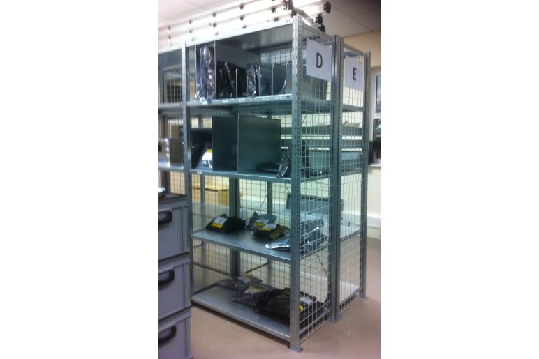 Heavy duty steel shelving systems ideal for auto and workshop mesh ...