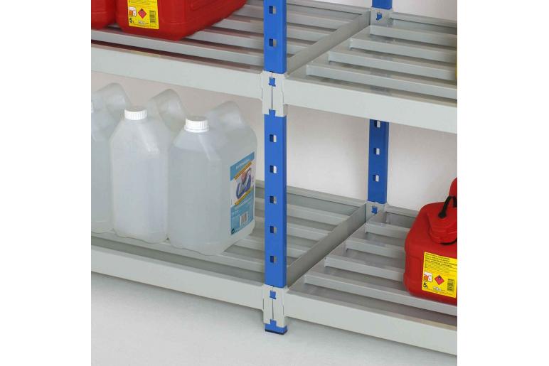 Spill Containment Longspan Shelving & Racking with Doors | MeshSTOR