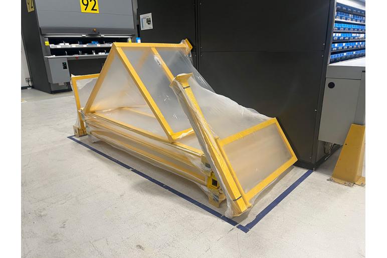 Workplace Pedestrian Barrier | MeshSTOR