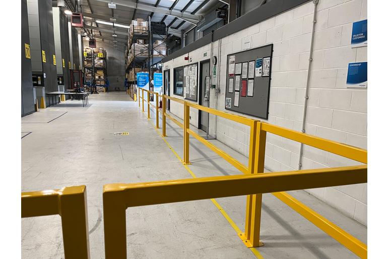 Workplace Pedestrian Barrier | MeshSTOR