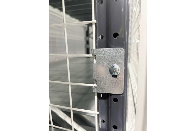 Design and Service Company uses longspan shelving with lockable doors ...